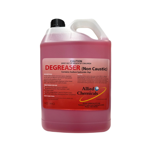 Allied Chemicals DEGREASER (Non-Caustic) 5Lt & 20Lt – Cleaners Gallery