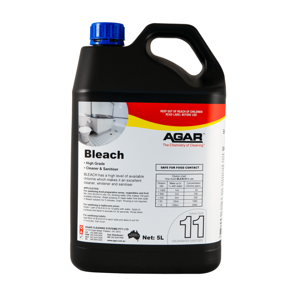 AGAR Bleach 5L & 20Lt – Cleaners Gallery