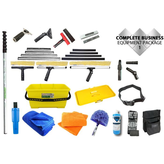 Window Cleaning Supplies Complete Business Equipment Package 1 (Reside ...